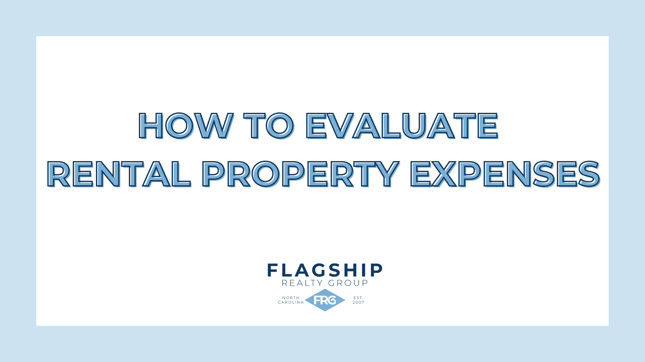 How To Evaluate Rental Property Expenses